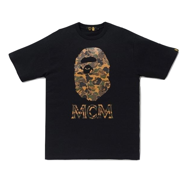 A Bathing Ape x MCM Ape Head Camo Tee - Brown – Grails SF