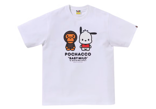 A Bathing Ape x Hello Kitty Baby Milo Tee - White – Grails SF A Bathing Ape x Hello Kitty Baby Milo Tee - White – Grails SF