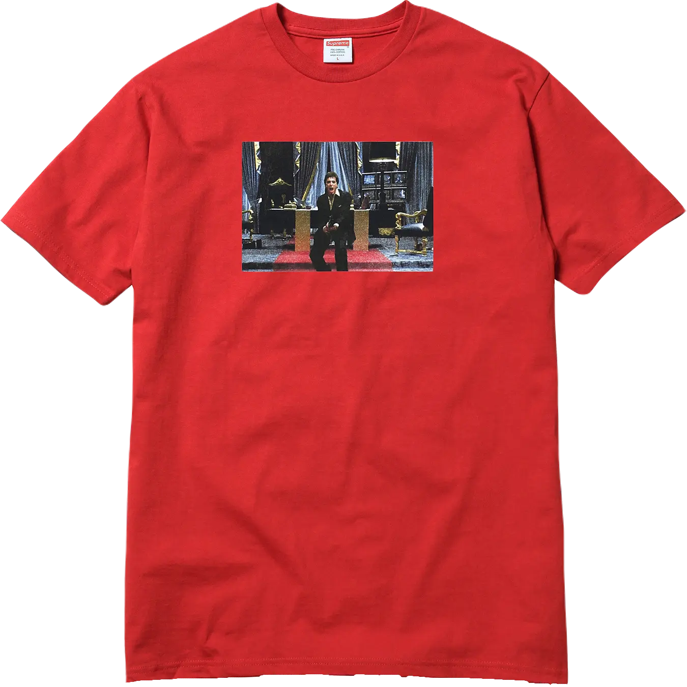Supreme Scarface Friends Tee - Red -Used – Grails SF
