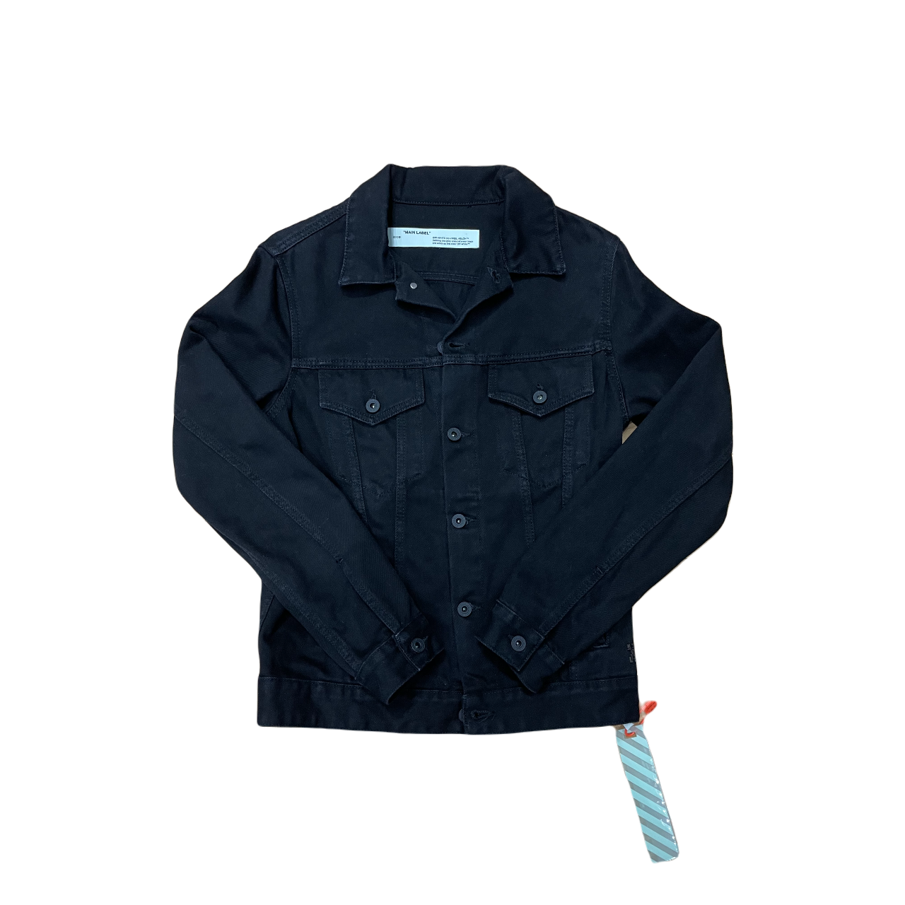 Off-White Industrial Denim Jacket - Black – Grails SF